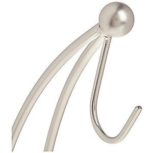 Spectrum Diversified Pantry Works Hanger Produce Saver Banana Holder & Kitchen Décor, Kitchen Countertop Fruit Tree & Hanging Fresh Food Storage, small, Satin Nickel