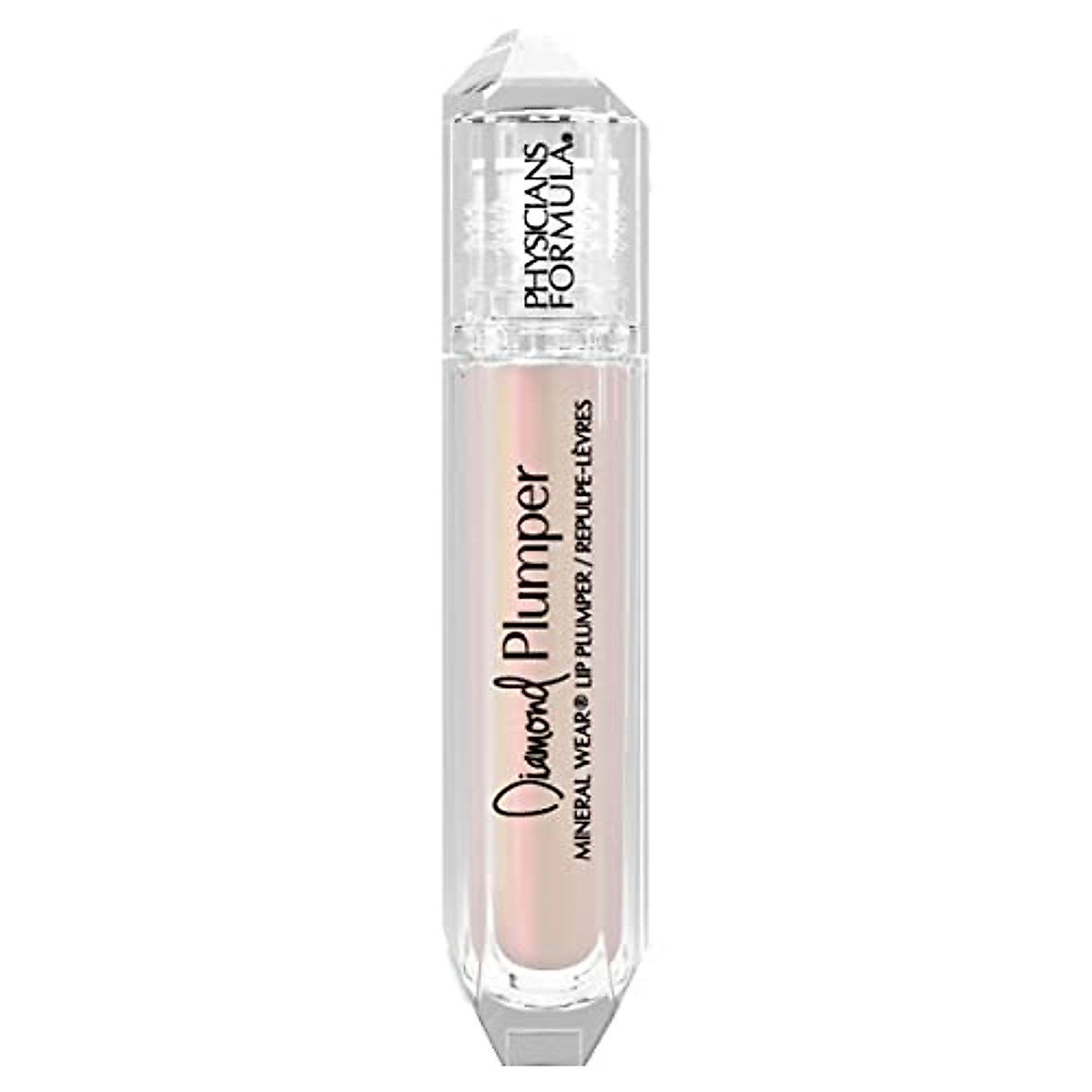 Physicians Formula Mineral Wear Diamond Lip Plumper Gloss, Dermatologist Tested, Light Pink Princess Cut