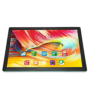 Airshi Business Tablet, 10.1 Inch FHD Gaming Tablet US Plug 100‑240V 8GB RAM 256GB ROM Dual Camera for School (#1)