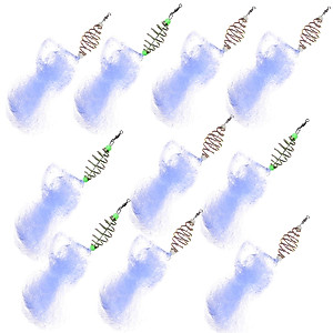 BESPORTBLE 10pcs Sticky Fishnet Floating Fishing Bottom Fishing Tool Outdoor Hook Fishing Kit Trapped Fish Net Fishnets Fishing Net Night Fishing Spring Net Overlord Bundle at Night