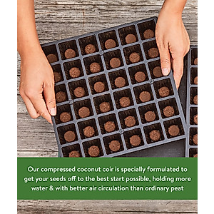 Burpee 72 Count Coir Seed Starting Pellet 22.5mm