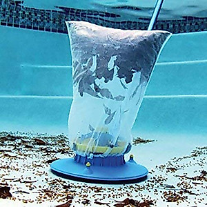 Wadoy 2023 𝙐𝙥𝙜𝙧𝙖𝙙𝙚 Pool Vacuum Bag for Leaf Eater/Leaf Catcher/Leaf Gulper/Leaf Bagger/Leaf Master with Pull-Lock Cord (1 Pack)