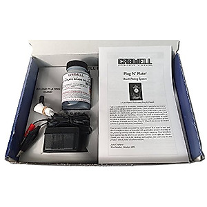 Caswell Plug Nâ€™ Plate Brass Plating Kit