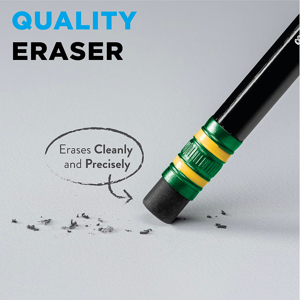 Dixon Ticonderoga Wood-Cased #2 Pencils, Box of 24, Black (13926)