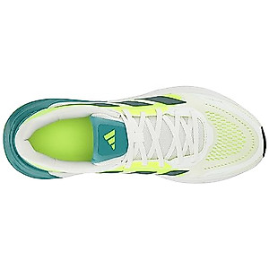 adidas Men's Questar 2 Sneaker, White/Arctic Night/Lucid Lemon, 10