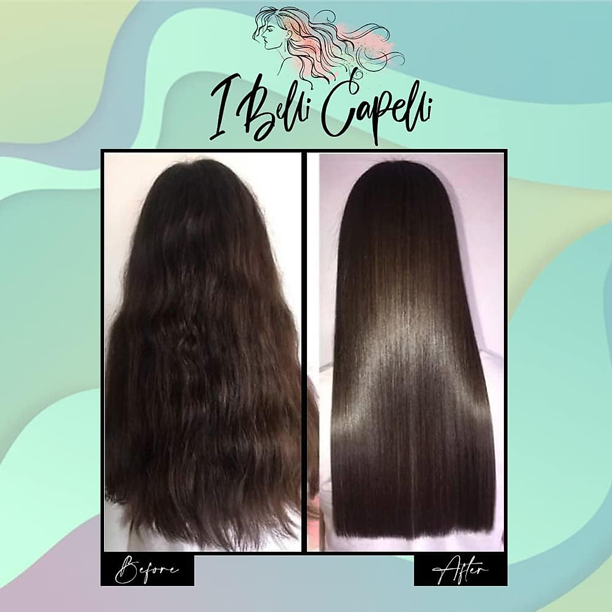 I Belli Capelli Venice B-tox Organic Kit - Organic Treatment 500g/17.60 oz + Deep Cleansing Shampoo 300ml/10.1 fl.oz