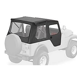 Bestop 5140501 Black Crush Tigertop for 1953-1975 M38A1/CJ5