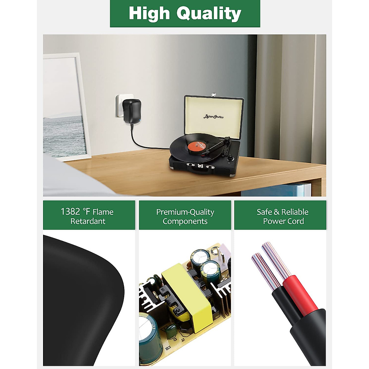 JOVNO 12W Universal AC DC Adapter Adjustable Multi-Voltage Regulated Switching Power Supply for 3V 4.5V 5V 6V 7.5V 9V 12V LED strips CCTV Motors Routers with 14 Tips 1 Reverse Polarity Converter Cable