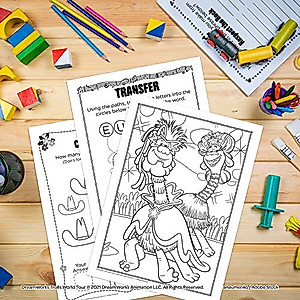 Trolls DreamWorks World Tour 48-Page Coloring and Activity Book with Jewel Stickers 47359, Bendon
