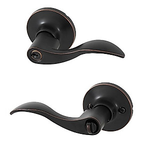 Honeywell 8106401 Wave Entry Door Lever, Oil Rubbed Bronze