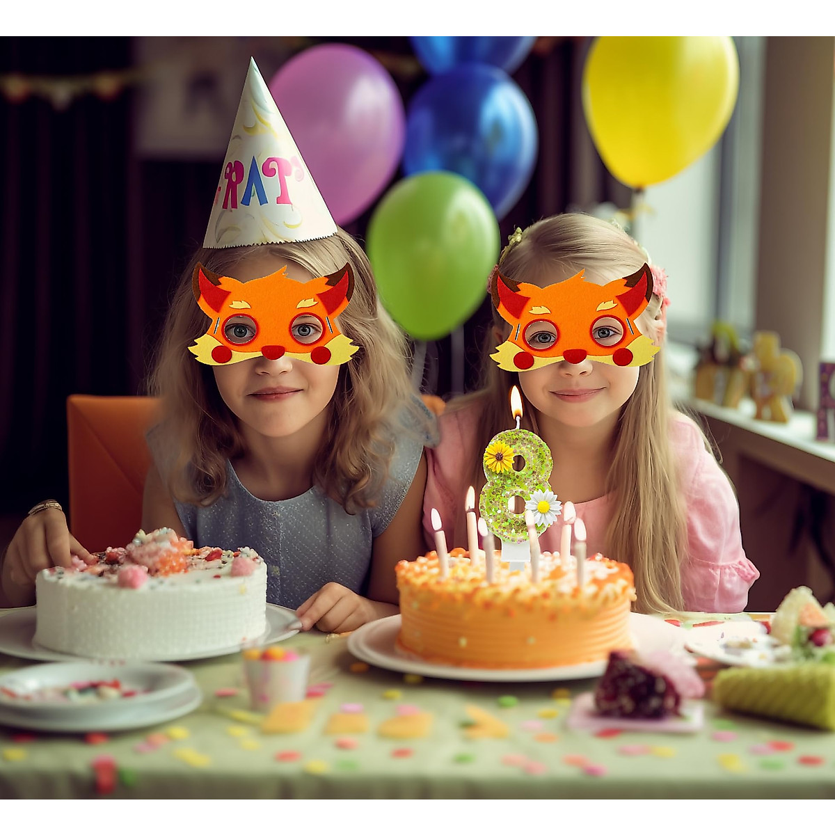 Birthday Cake Candles 1,Green Number 1 Candles with Daisy Perfect for Birthday Parties or Holiday Celebrations