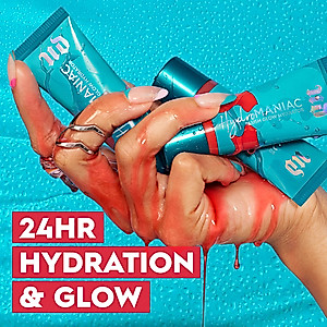 Urban Decay Hydromaniac Dewy Liquid Blush – Long-Lasting & Buildable Plumping Cheek Tint with 24HR Hydration – Kombucha Filtrate and Marula Oil - All Skin Types – Vegan – Wrecked - 0.5 Oz