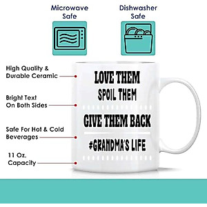 Dog Lovers Gift for Unisex - for the Dog Owners in Your Life on Christmas, Grey Multicolor Sweat 11 Oz White Ceramic Coffee Mug