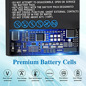 Pickle Power 6600mAh Wii U Gamepad Battery, Rechargeable Wii U Battery Replacement for Nintendo Wii U Gamepad WUP-010 WUP-012