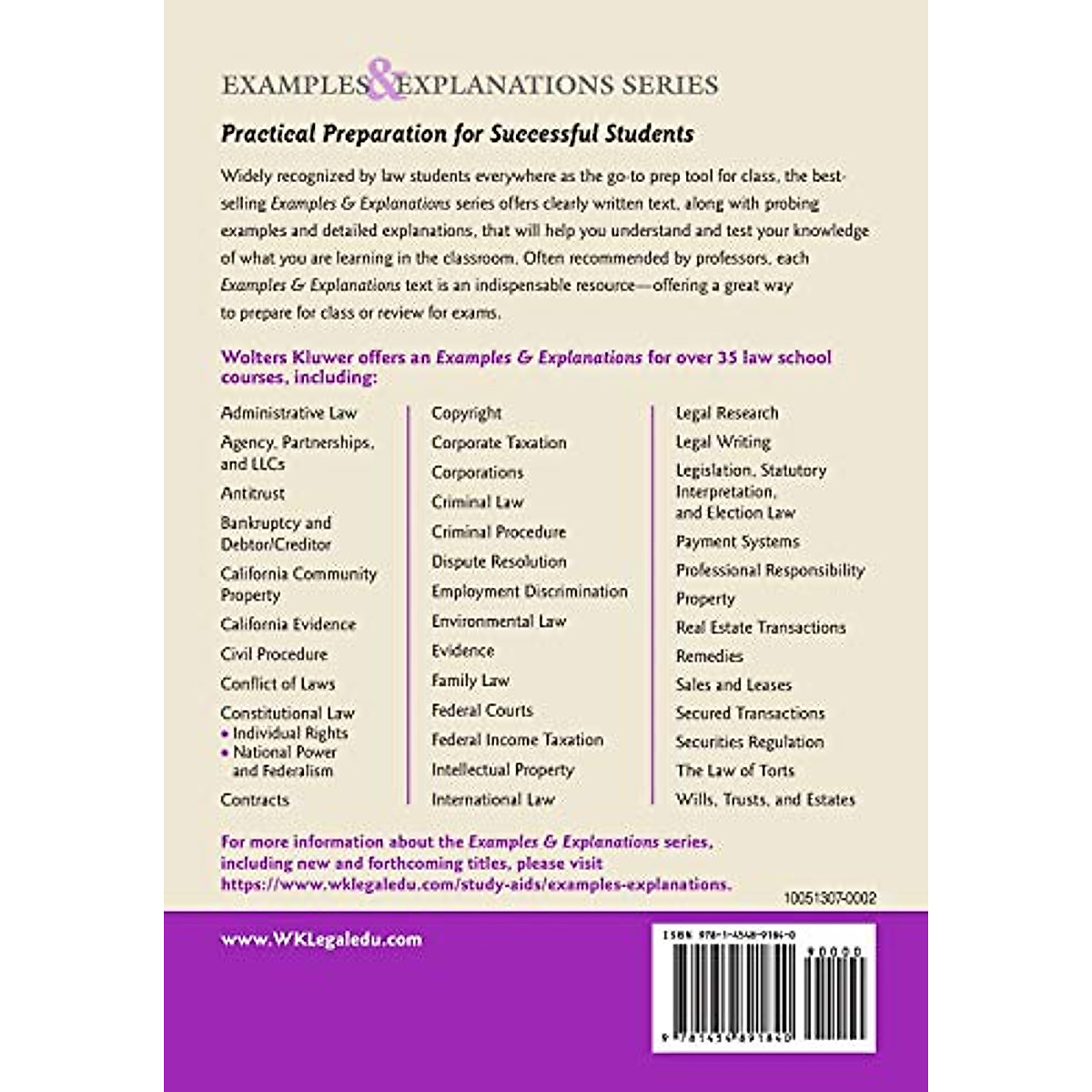 Administrative Law (Examples & Explanations Series)