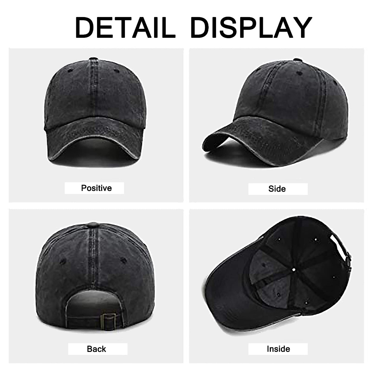 Happy Camper Baseball Caps Washed Adjustable Camping Hat for Men Women Distressed Sport Strap Caps Jeans Ball Cap
