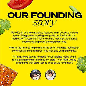 immi Variety Pack Ramen, Creamy "Chicken", Spicy Red Miso, Roasted "Pork" Tonkotsu, 100% Plant Based, Keto Friendly, High Protein, Low Carb, Packaged Noodle Meal Kit, Ready to Eat, 6 Pack