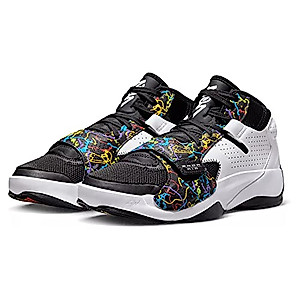 Jordan Boy's Zion 2 (Big Kid) Black/White/Green Strike/Bright Crimson 6 Big Kid M