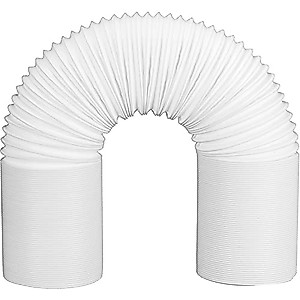 Skylety Portable Air Conditioner Exhaust Hose, Counterclockwise 5 Inch Diameter Universal (5 Inch Diameter, 59 Inch Length)