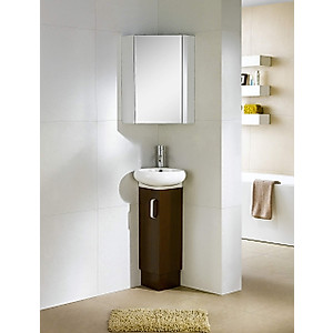 Fine Fixtures Milan Matte Vanity with Vitreous China Sink (Wenge)