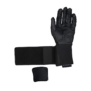 EvoShield Trench Lineman Adult Gloves - Black, Small