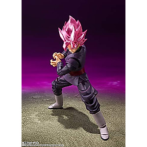 TAMASHII NATIONS - Dragon Ball Super - Goku Black Super Saiyan Rose, Bandai Spirits S.H.Figuarts Action Figure