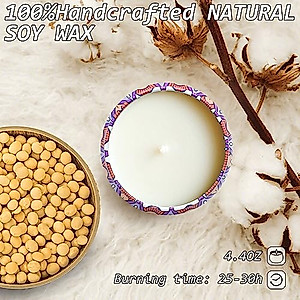 Soy Candles Gift, Candles Gifts for Women, Scented Candles Clearance, Aromatherapy Candle for Relaxation,Candles for Home Scented Portable Travel Jar Festive Gifts Romantic Decor Candles Gift