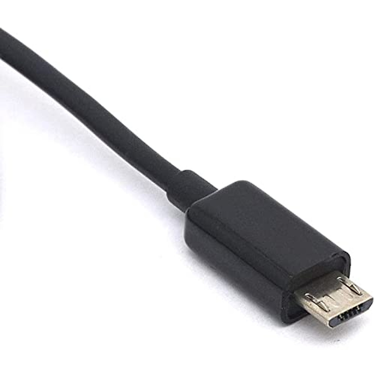 PIIHUSW Micro USB to 3.5mm Audio Output Cable - Gold Plated 4 Pole 3.5mm Male to Micro B Male Car Aux Audio Extension Cord for Android(1M/3.3Ft)