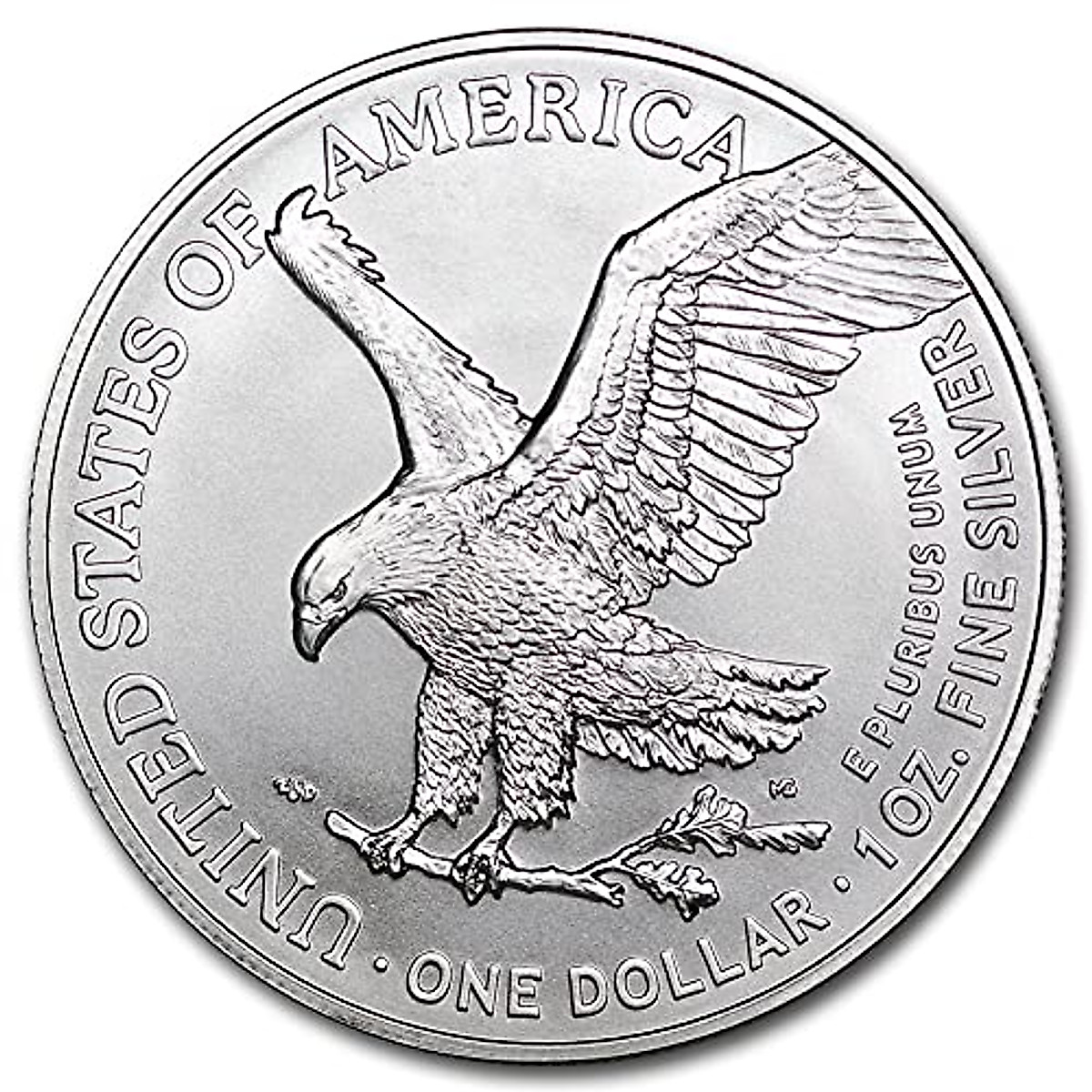 1986 - Present (Random Year) Lot of (5) 1 oz Silver American Eagle Coins Brilliant Uncirculated (Type 1 or 2) with Certificates of Authenticity $1 BU