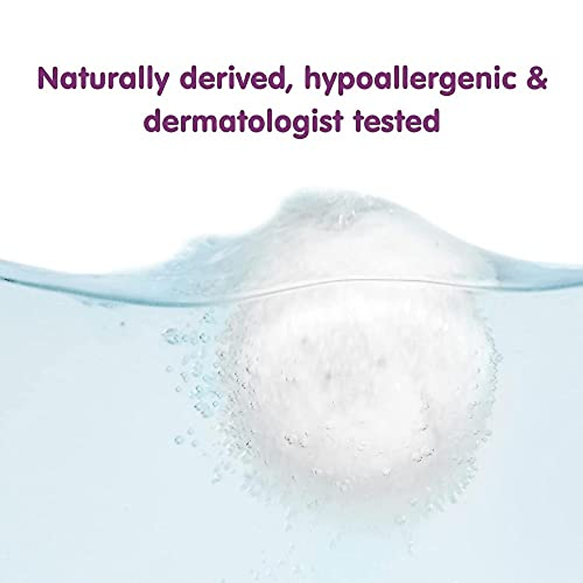 Kids Bath Bombs by The Makers of Boogie Wipes, Boogie Fizzies, Calming, Naturally Derived, Made with Aloe and Calming Vapors, Eucalyptus, 2.8 oz, 3 Bath Bombs, Pack of 1