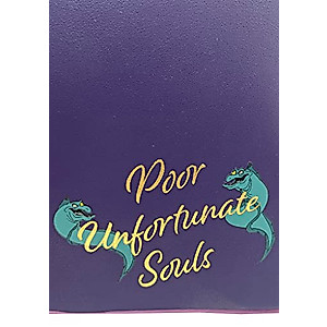 Loungefly X LASR Exclusive Disney Little Mermaid Ursula & Vanessa Lenticular Mini Backpack - Fashion Cosplay Disneybound Cute Backpacks