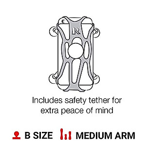 RAM Mounts X-Grip Phone Mount with RAM Twist-Lock Suction Cup RAM-B-166-UN7U with Medium Arm for Vehicle Windshields