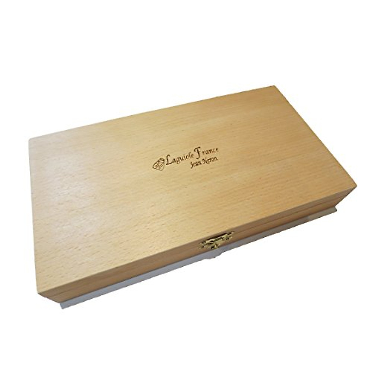 Laguiole Pale Horn Platine Knives in Presentation Box (Set of 6)