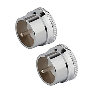 Monosaudio XLR Male Plugs 2Pcs XLR Dust Caps XLR Shorting Plugs Shileding Caps Noise Stopper Dust Proof Protectors XLR Connector Covers for Audio,Speakers, Subwoofers,Amplifier(Rhodium Plated)