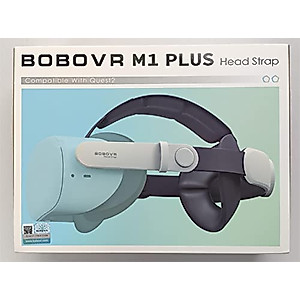BOBOVR M1 Plus Head Strap Accessories,Compatible with Quest 2,Elite Strap for Enhanced Support and Lightweight Design,Replaceable Honeycomb Anti-Skid Pad