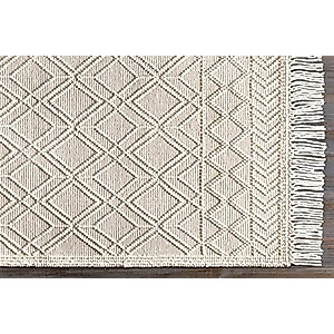Mark&Day Area Rugs, 5x7 Staveley Bohemian/Global Beige Area Rug, Cream/White Carpet for Living Room, Bedroom or Kitchen (5' x 7'6")