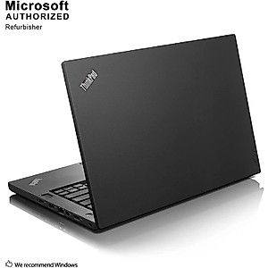 Lenovo Notebook 20FW002DUS 14inch ThinkPad T460p i5-6440HQ 8GB 256GB SSD HD Graphics 530 Windows 10 Professional Retail (Renewed)