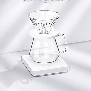 WFHTU 1set Stainless Steel Burr Coffee Grinder Set Pour Over Coffee High Design Manual Coffee Mill