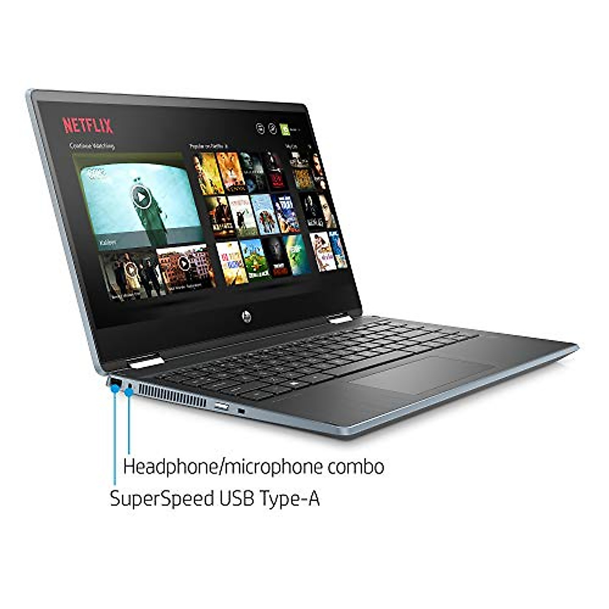 HP Pavilion 14" FHD IPS Touch Screen Student and Family Laptop, Intel Core i5-1035G1, WiFi 6, Google Classroom, 16GB DDR4 RAM, 1024GB SSD, Bundle with Stylus Pen, Windows 10, Cloud Blue