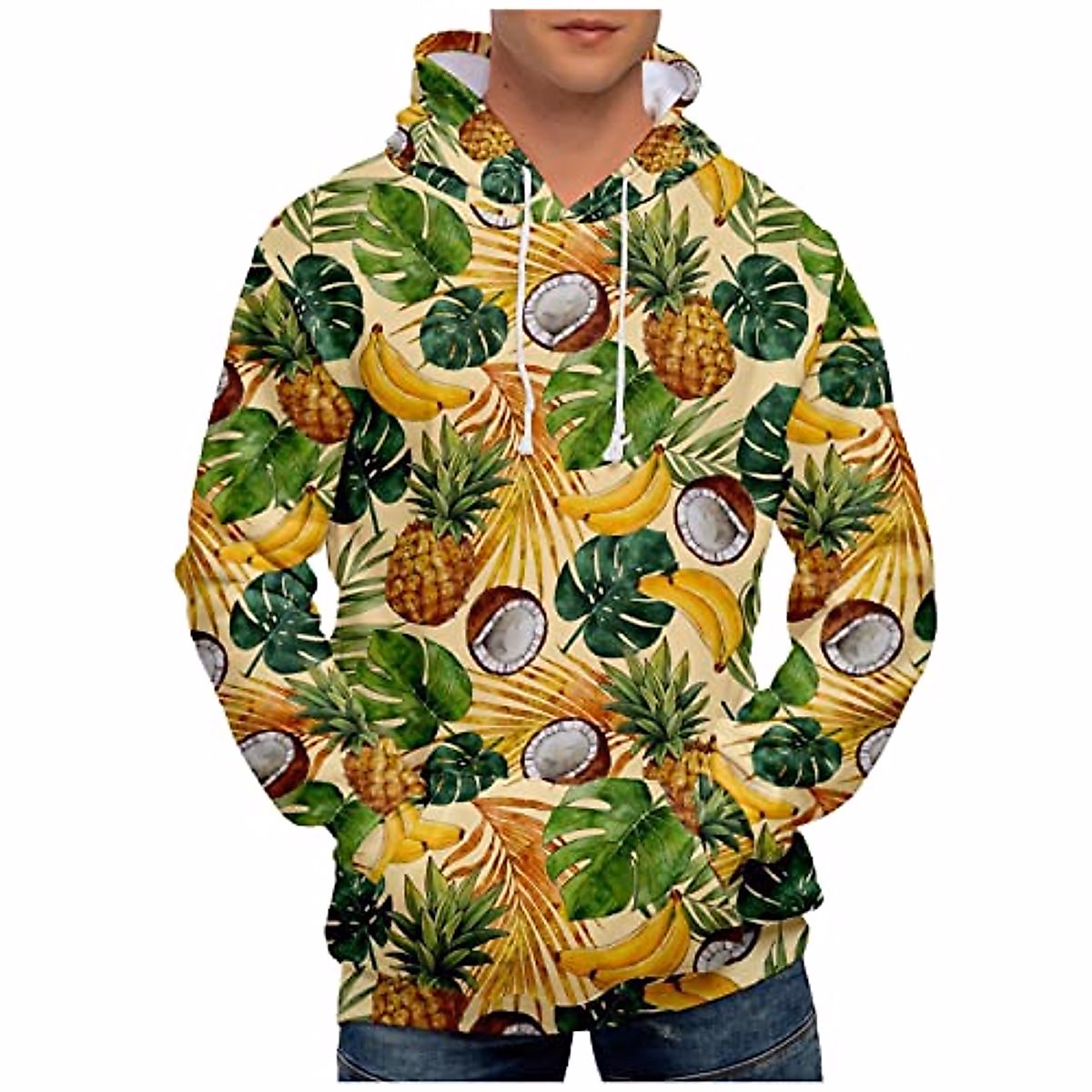 Long Sleeve Hoodie, Light Up Hoodie Deals Of The Day Mens Pullover Hoodies Fear Of God Turtle Sweatshirt Pink Cardigan Halloween for Striped Sweater Cotton Sweater Men's Novelty 5-Green,4XL