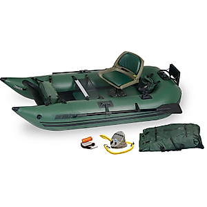 Sea Eagle 285 Inflatable Frameless Fishing Pontoon Boat - Pro Package