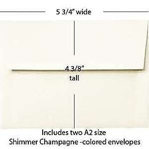 Set of 2 Wedding Day Cards with Shimmer Envelopes, To My Bride on our Wedding Day Card, To My Groom on our Wedding Day Card