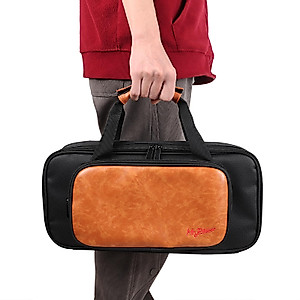 Mr.Power 15 x 5.7 inch Pedal Board Portable 0.75lb Super light Aluminium Alloy Effect Pedalboard With Carry Bag (Small Pedalboard with Bag)