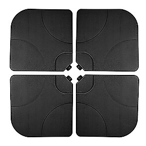 Coolaroo Umbrella Base, Water Base for Backyard and Patio Umbrellas, Pack of 4