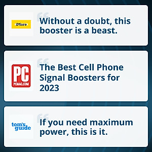 CEL-FI GO X G32 | Cell Phone Booster for Home | 4G, 5G, AT&T, Verizon & T-Mobile | Up to 15,000 Sq Ft Coverage | 100 dB Cell Phone Signal Booster | FCC Approved | 1 Antenna Kit