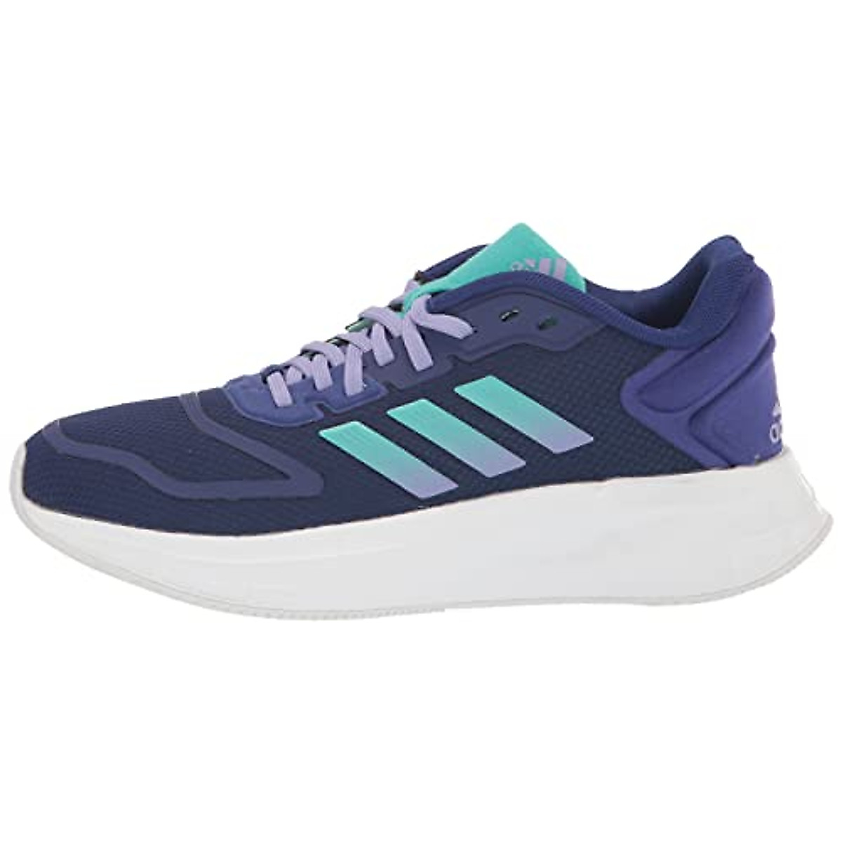 adidas Women's Duramo 10 Running Shoe, Legacy Indigo/Mint Rush/Light Purple, 8