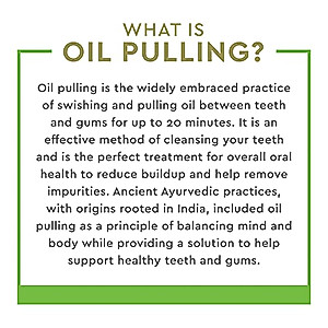 Desert Essence Coconut Oil Dual Phase Pulling Rinse, Mint, 8 fl oz - Alcohol Free, Sugar Free, Gluten Free, Vegan, Non-GMO - Organic Virgin Coconut Oil, Sesame Oil, Sunflower Oil & Tea Tree Oil