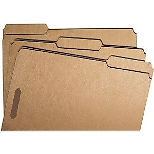 Smead Fastener File Folder, 2 Fasteners, Reinforced 1/3-Cut Tab, Legal Size, Kraft, 50 per Box (19837)