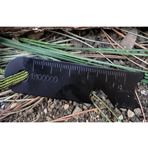 Kaeser Survival Emergency Tin Fatwood 22-1 Card Fishing Hiking Ferro Rod Knife Saw Compass Band Aids (Pocket)