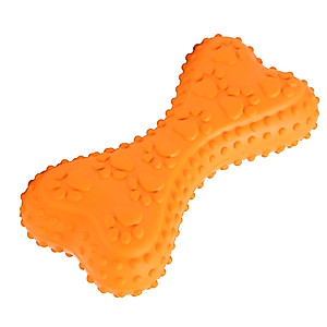 COSMICROWAVE Dog Chew Toy, Dog Toothbrush Dental Chew Bone Toy, Dog Chew Toys Indestructible, Bone Shape Rubber Safe Eco Friendly Teeth Cleaning Retraining Bad Behavior Pet Teething Toy